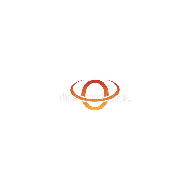 O Letter Circle Logo, Concept Letter O + Icon Circle Illustration Stock ...
