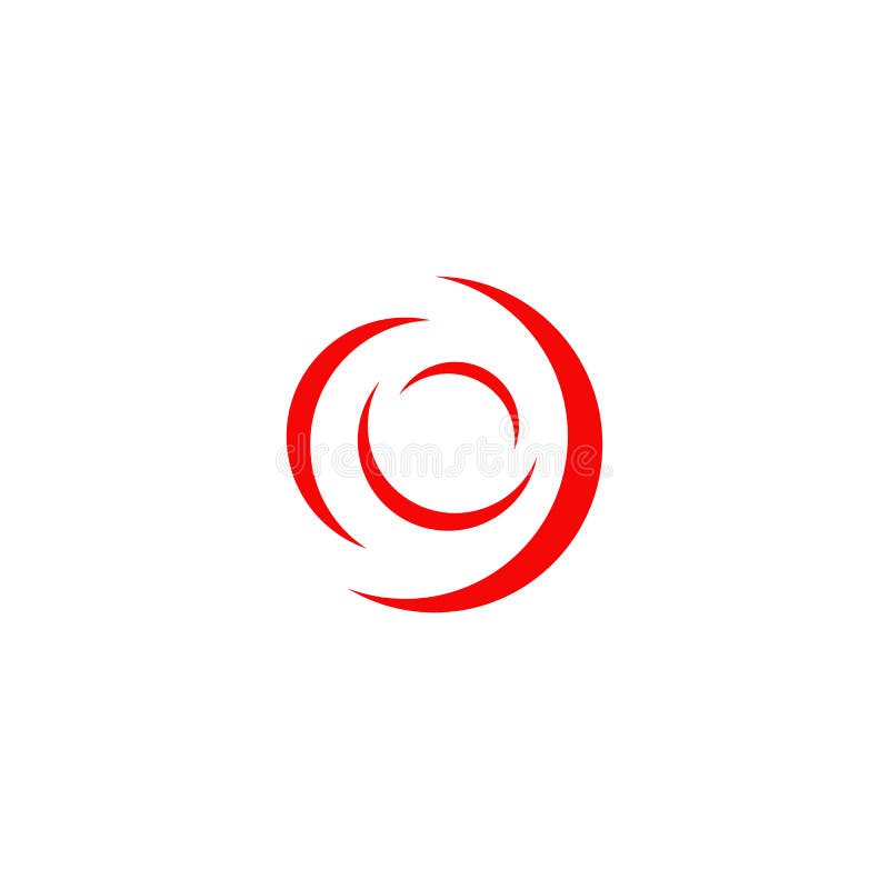 O Letter Initial Icon Logo Design Template Stock Vector - Illustration ...