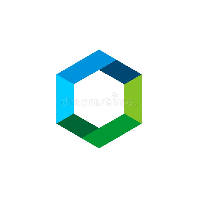 Polygonal Hexagon Icon Vector Logo Template Illustration Design. Vector ...