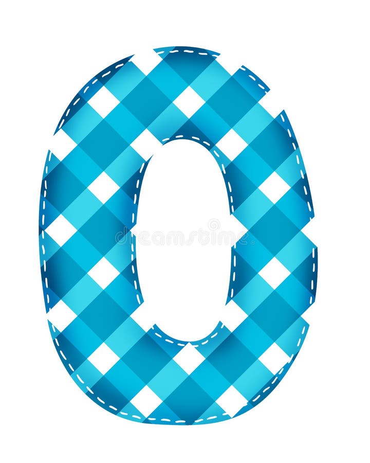 O Letter from Stitched Rags Stock Illustration - Illustration of ...