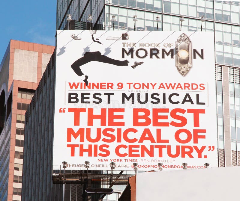 O livro de Mormon. fotografia editorial. Imagem de anunciar - 21716522