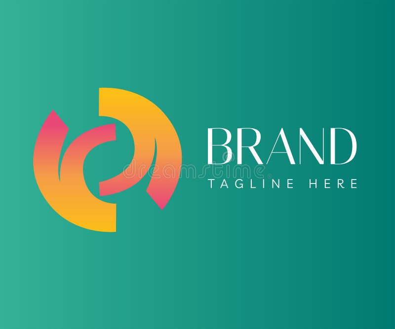 Letter O Logo Design. Letter O with Hand Logo Stock Vector ...