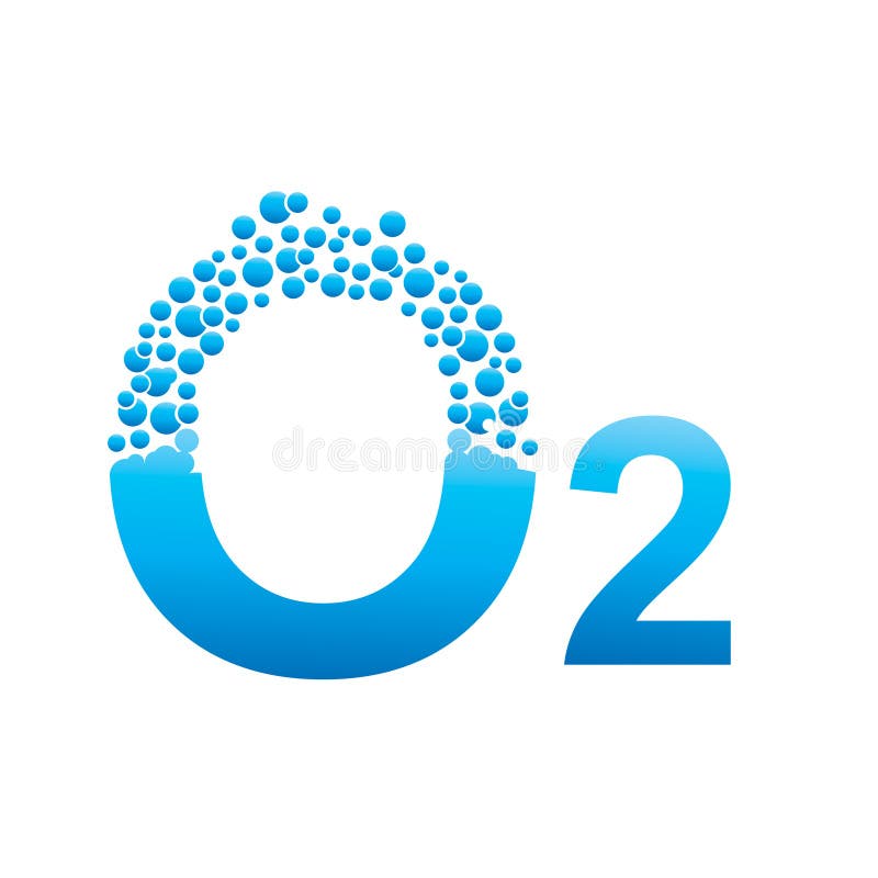 O2 Logo Sauerstoff Logo Vektor Vektor Abbildung - Illustration von grün ...