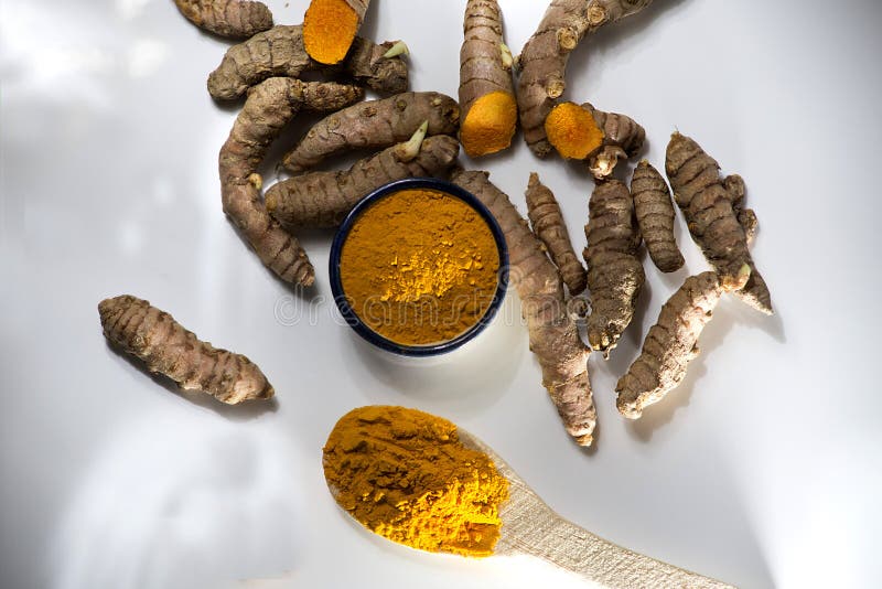 O Longa Da Curcuma Oriental Tempera O Ponto Baixo No Colesterol Imagem ...