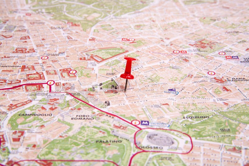 O mapa de Roma imagem de stock. Imagem de destino, viagem - 85528727
