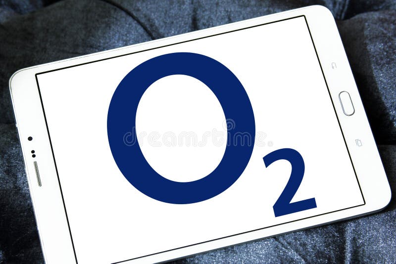 O2 mobile operator logo editorial photography. Image of operator - 96271717