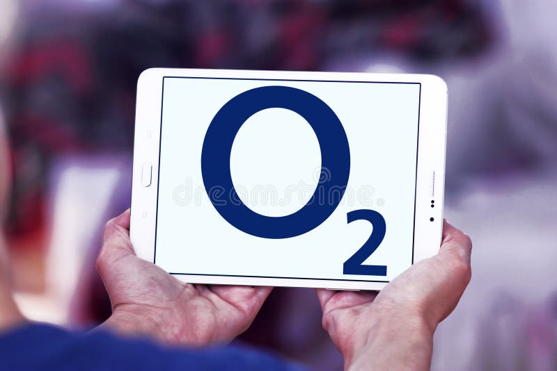 O2 mobile operator logo editorial photography. Image of companies ...