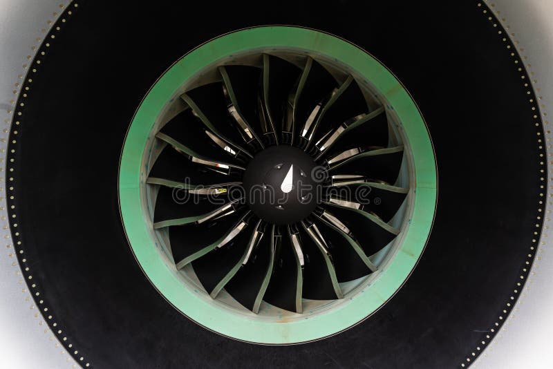 O Motor De Jato De Turbofan Foto de Stock - Imagem de mosca, entrada ...