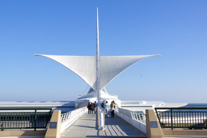 O Museu De Arte De Milwaukee Fotografia Editorial - Imagem de vidro ...
