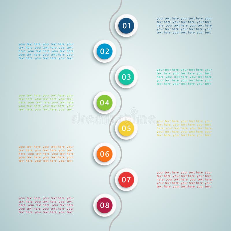 O Número Pisa Infographic 5 Ilustração do Vetor - Ilustração de simples ...