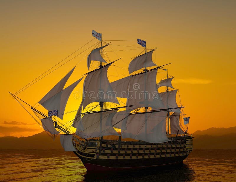 O navio antigo ilustração stock. Ilustração de cruzeiro - 12504149