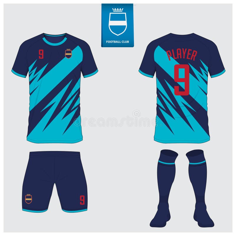 Soccer Jersey or Football Kit Mockup Design for Football Club. Football ...