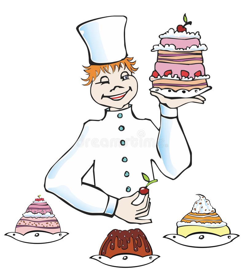 Pasteleiro Ilustrações, Vetores E Clipart De Stock – (7,934 Stock ...