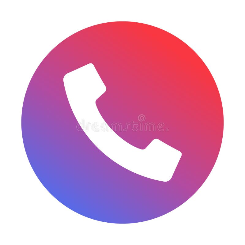 O2021Phone Simple Flat Icon, Telephone Support Symbol. Call Us Concept ...