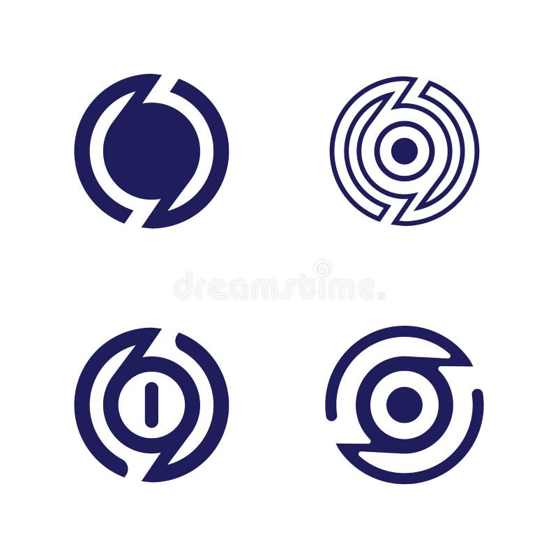 O Ring Logo Business and Circle Logo Design Vector Stock Vector ...