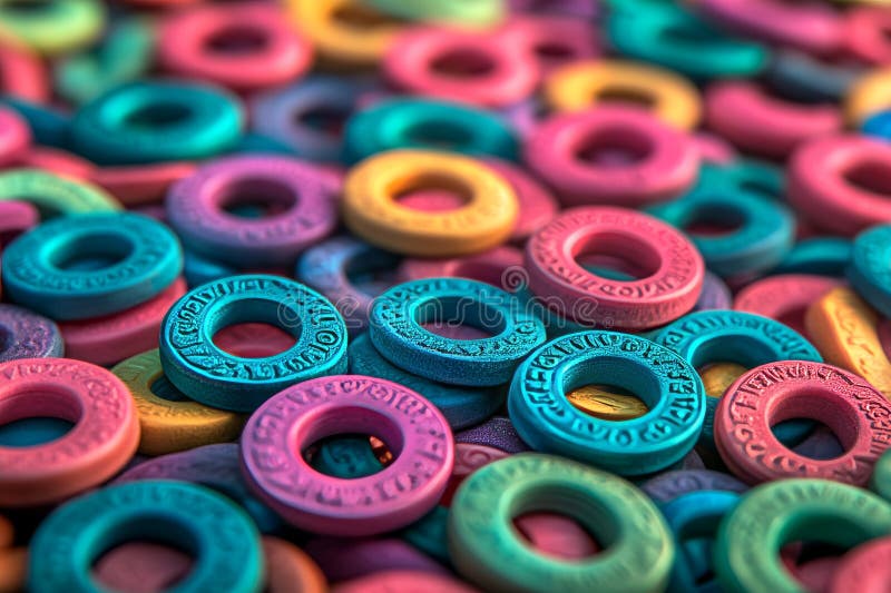 O Rings Assorted. Various Sizes and Shapes of Rubber Seals and Gaskets ...