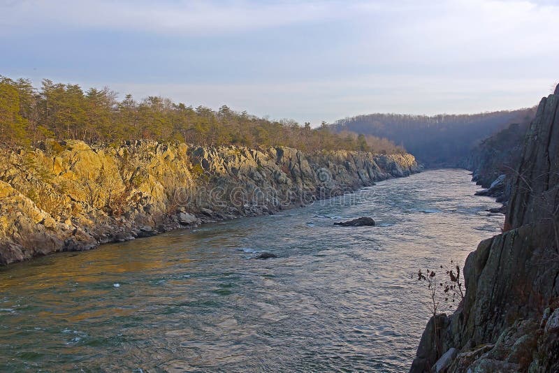 O Rio Potomac Perto Do Washington DC, EUA Foto de Stock - Imagem de ...