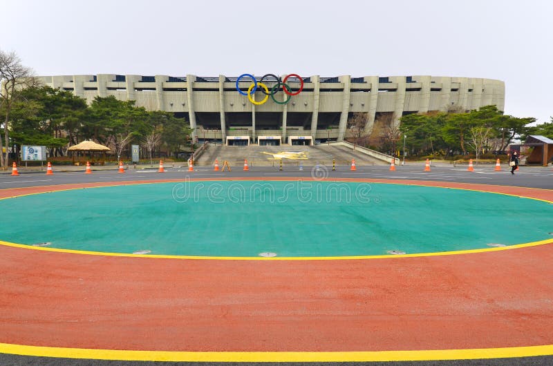 O Seoul o Estádio Olímpico imagem editorial. Imagem de elevador - 50154190