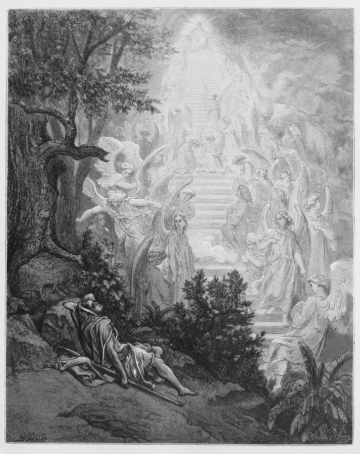 O sonho de Jacob imagem de stock editorial. Ilustração de santo - 31844849