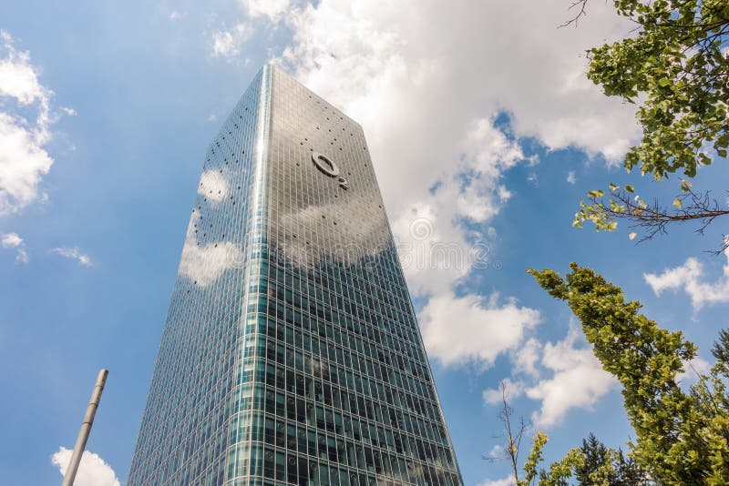 O2 Tower Munich (wide Angle) Editorial Image - Image of german ...