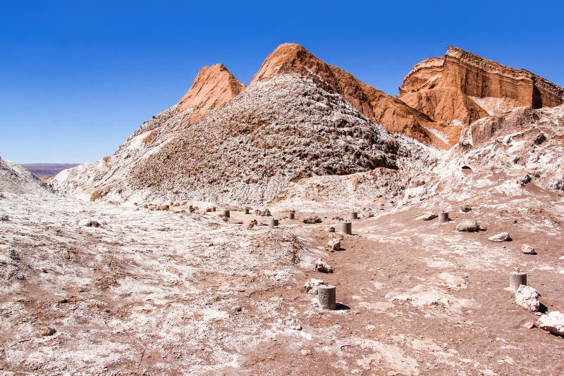 O vale da lua no Chile imagem de stock. Imagem de cenas - 117440179