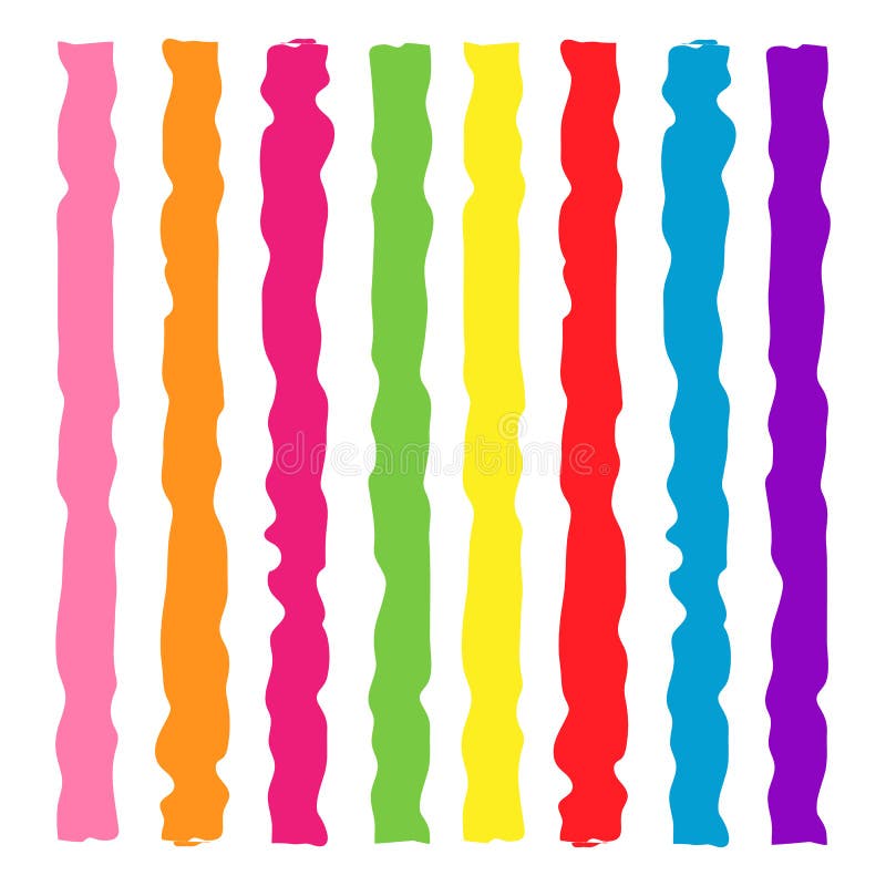 O Vetor Listras Horizontais Multi-coloridas Para O Fundo Ilustração do ...