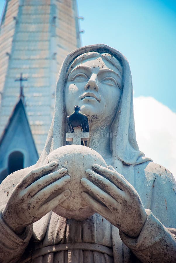 O Virgin Mary imagem de stock. Imagem de bonito, cristianismo - 100569093