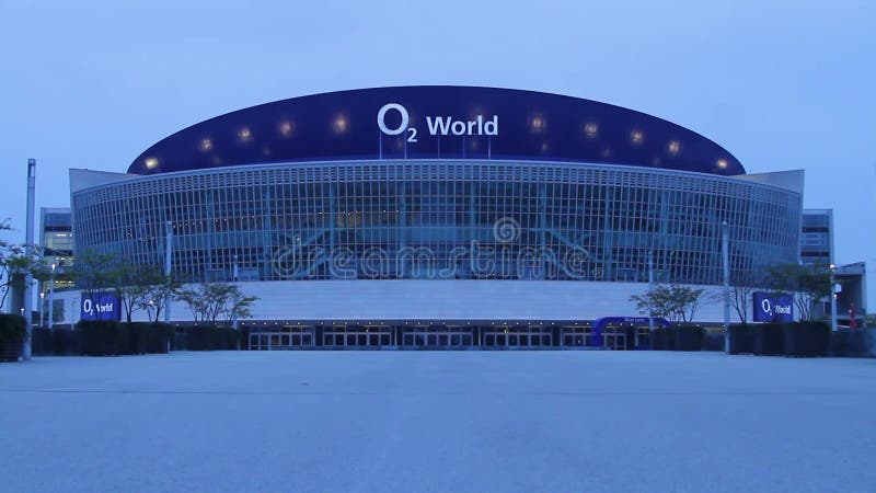 O2 World arena Berlin stock footage. Video of world, auditorium - 50451058