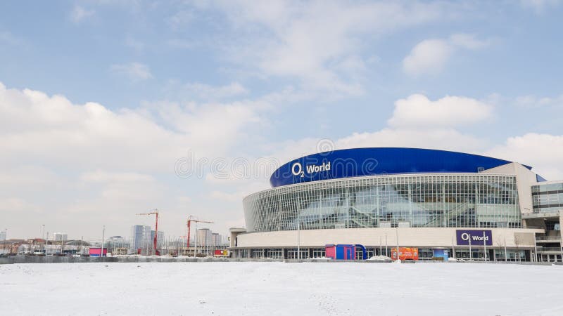 O2 World - Multi-use Indoor Arena Editorial Stock Photo - Image of ...