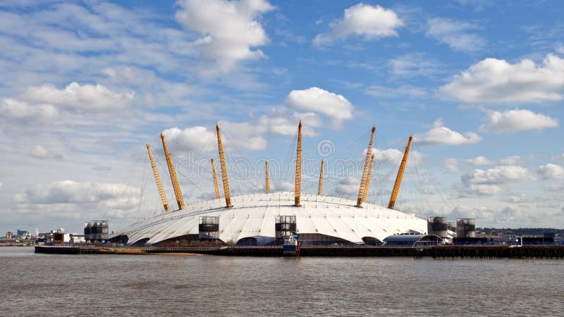 O2 Arena Millennium Dome in London Stock Image - Image of entertainment ...