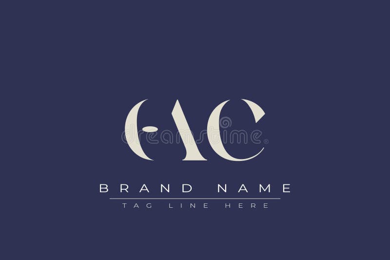 OAC Abstract Letter Logo Design Stock Vector - Illustration of ...