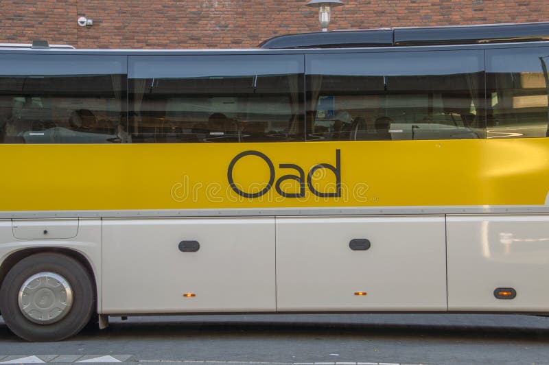 OAD Tour Bus at Amsterdam the Netherlands 2018 Editorial Stock Photo ...