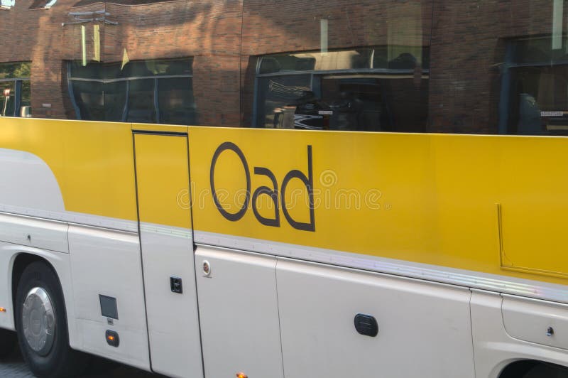OAD Tour Bus at Amsterdam the Netherlands 2018 Editorial Image - Image ...