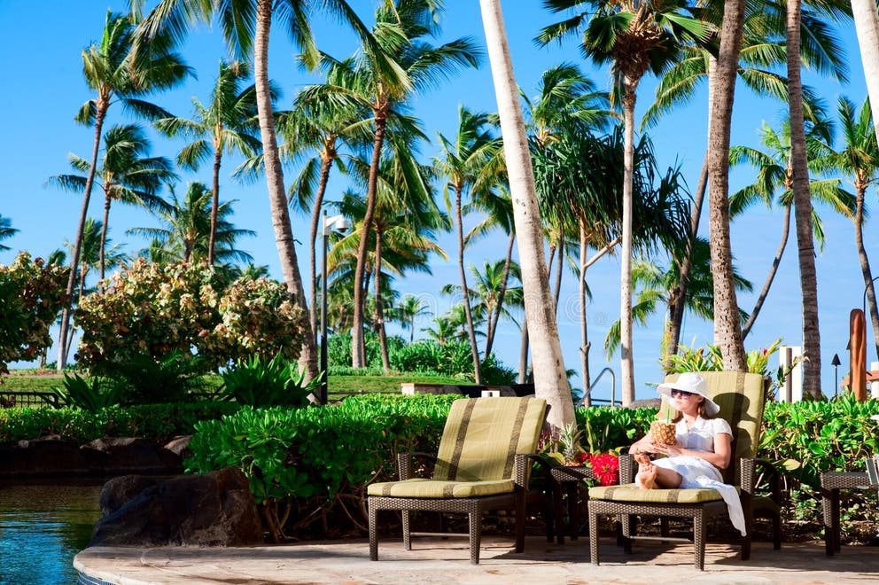 Oahu, Hawaii stock image. Image of travel, marriott, pool - 13426617