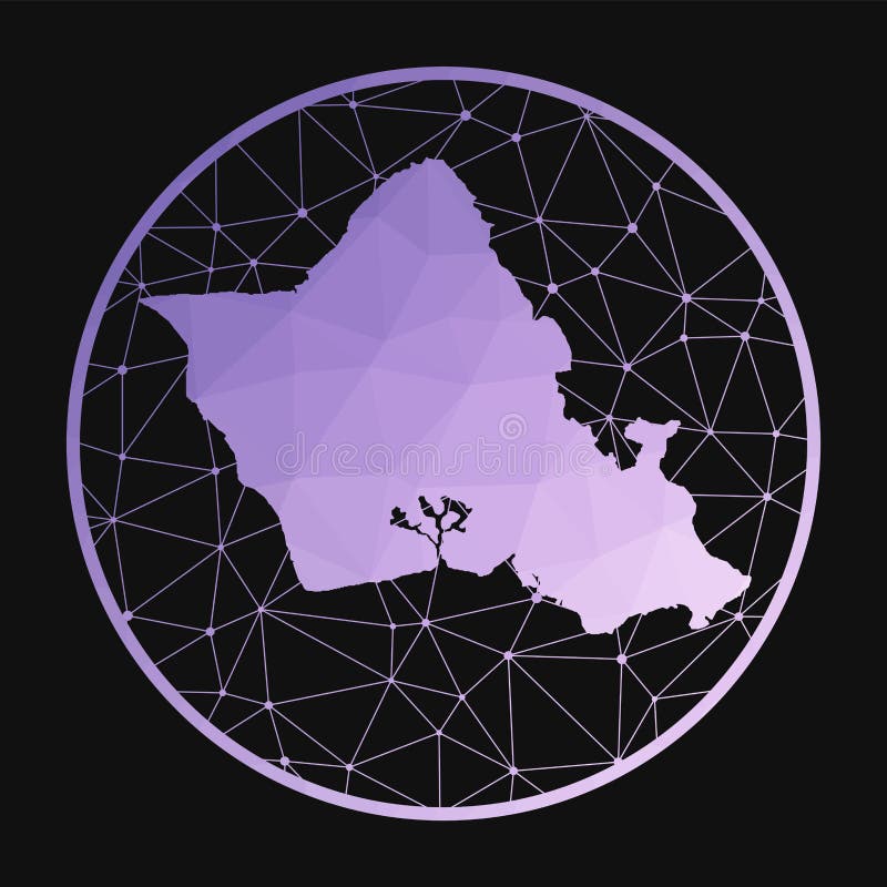 Oahu icon. stock vector. Illustration of banner, outline - 176798026