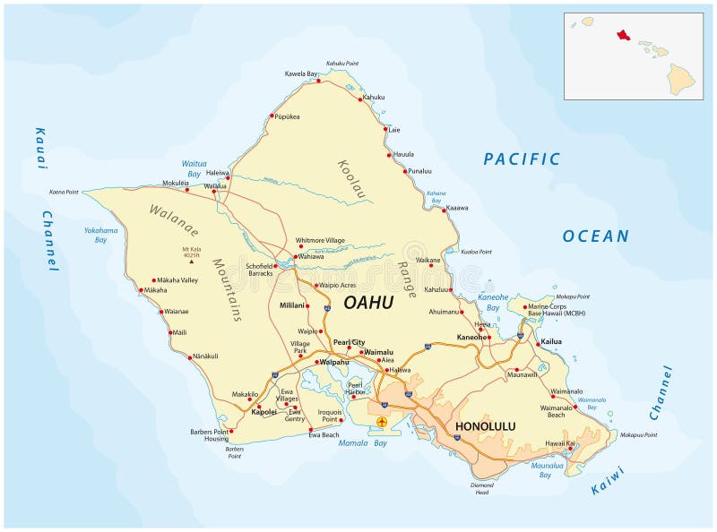 Map Hawaii And Polynesia
