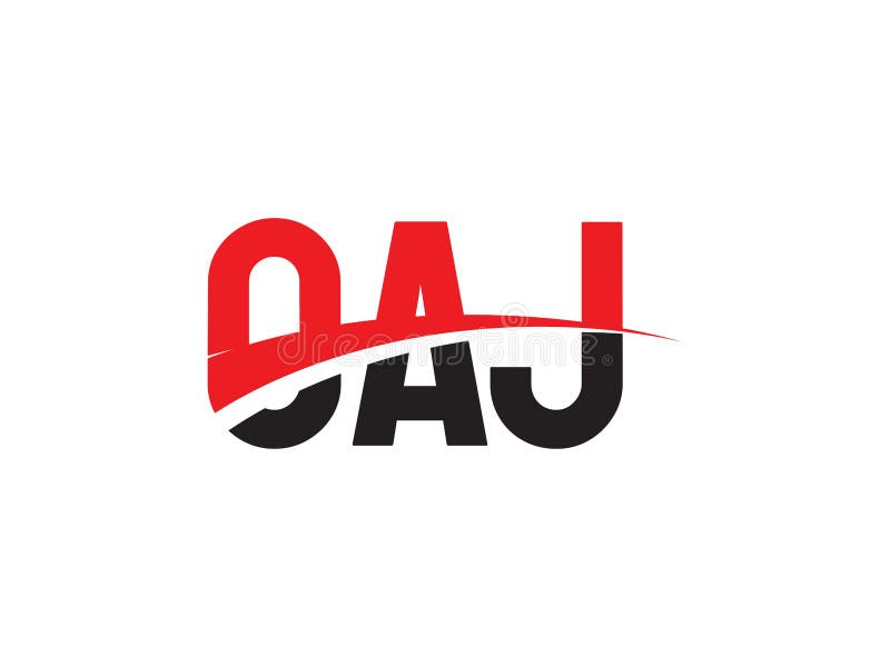 OAJ Letter Initial Logo Design Vector Illustration Stock Vector ...