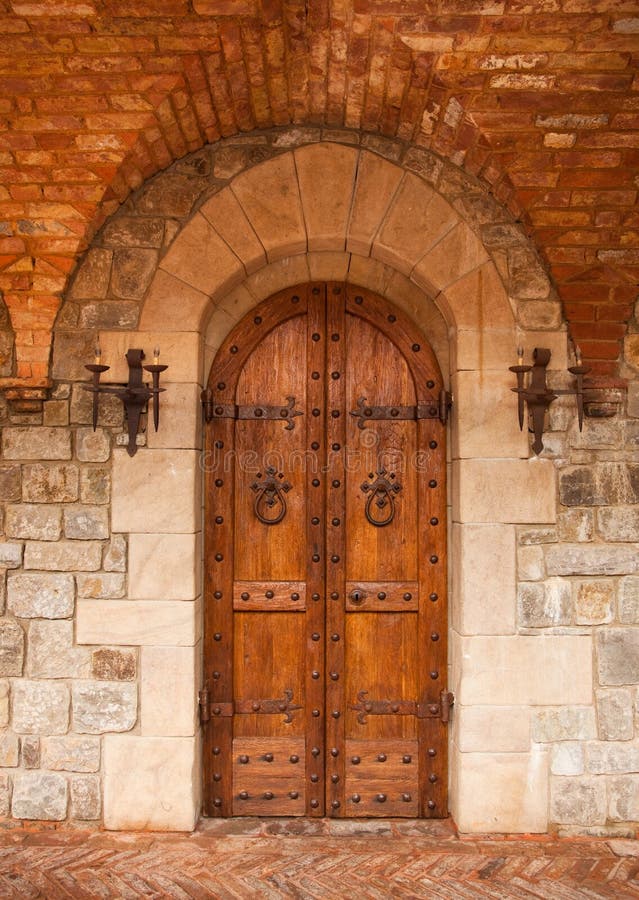 Castle Keep Door stock image. Image of tall, iron, entry - 6935755