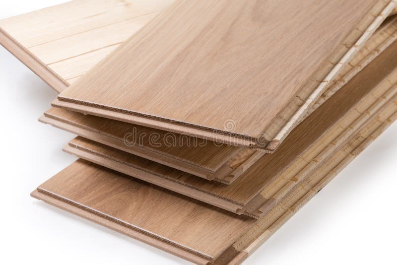 Oak Engineered Wood Flooring Boards, Locking Joint System Close-up ...