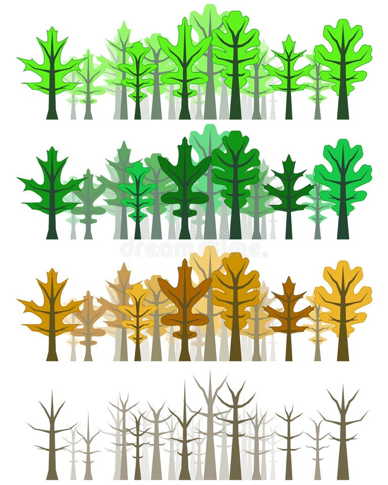 Oak Seasons Stock Illustrations – 2,617 Oak Seasons Stock Illustrations ...
