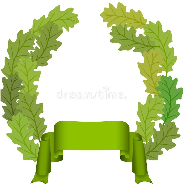 Oak Leaf Wreath Stock Illustrations 3779 Oak Leaf Wreath Stock Illustrations Vectors