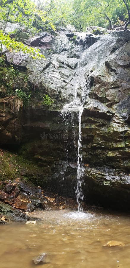 Oak Mountain State Park Small Waterfall Stock Photo - Image of stream ...