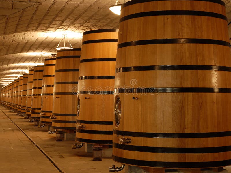 Oak Tanks/Vats for Wine stock image. Image of brandy, cask - 7273677