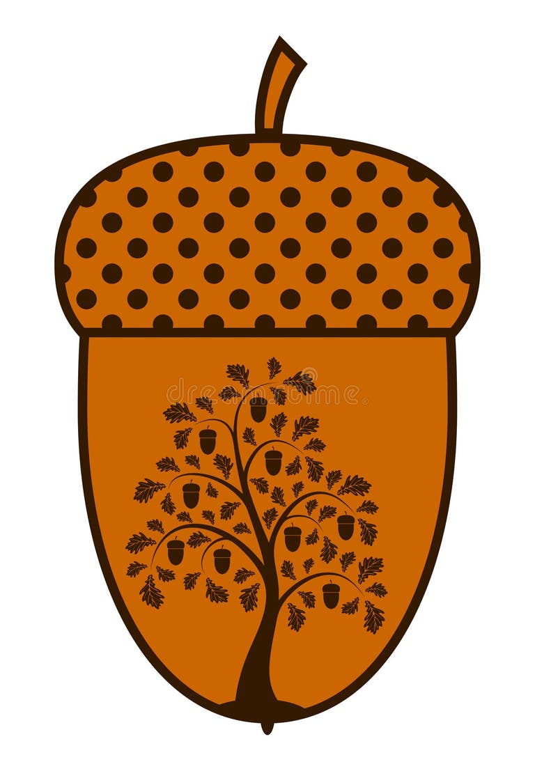 Acorn Tree Cycle Stock Illustrations – 140 Acorn Tree Cycle Stock ...