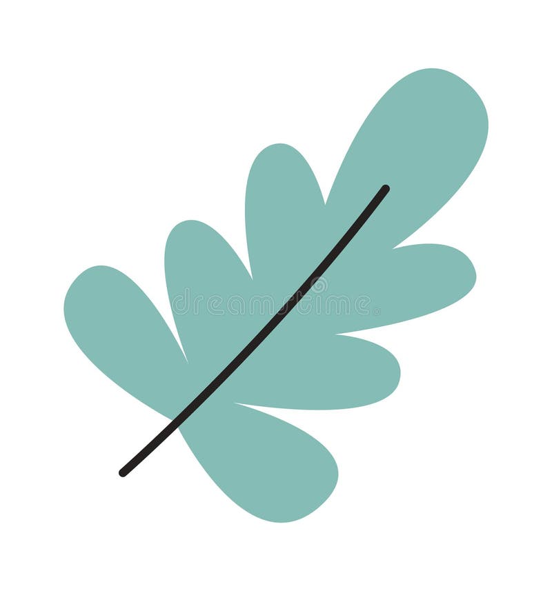 Oak Tree Leaf stock vector. Illustration of natural - 274183380