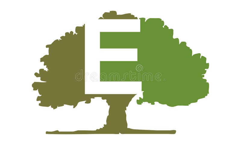 Tree Letter T stock vector. Illustration of growth, floral - 104514159