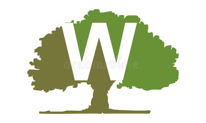 Letter W Tree Stock Illustrations – 570 Letter W Tree Stock ...