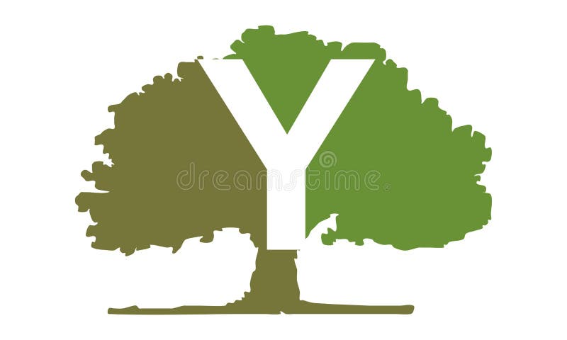 Oak Tree Letter Y stock vector. Illustration of business - 104225609