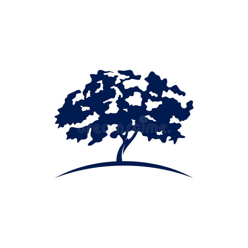 Oak Tree Logo Design Vector Illustration, Creative Oak Tree Logo Design ...