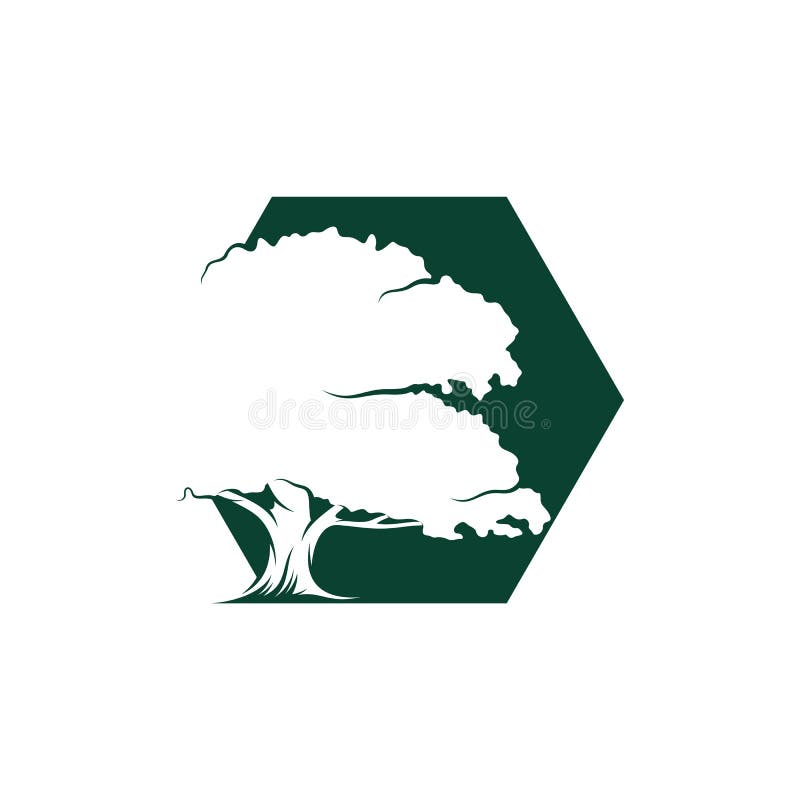 Oak Tree Logo Design Vector Illustration, Creative Oak Tree Logo Design ...